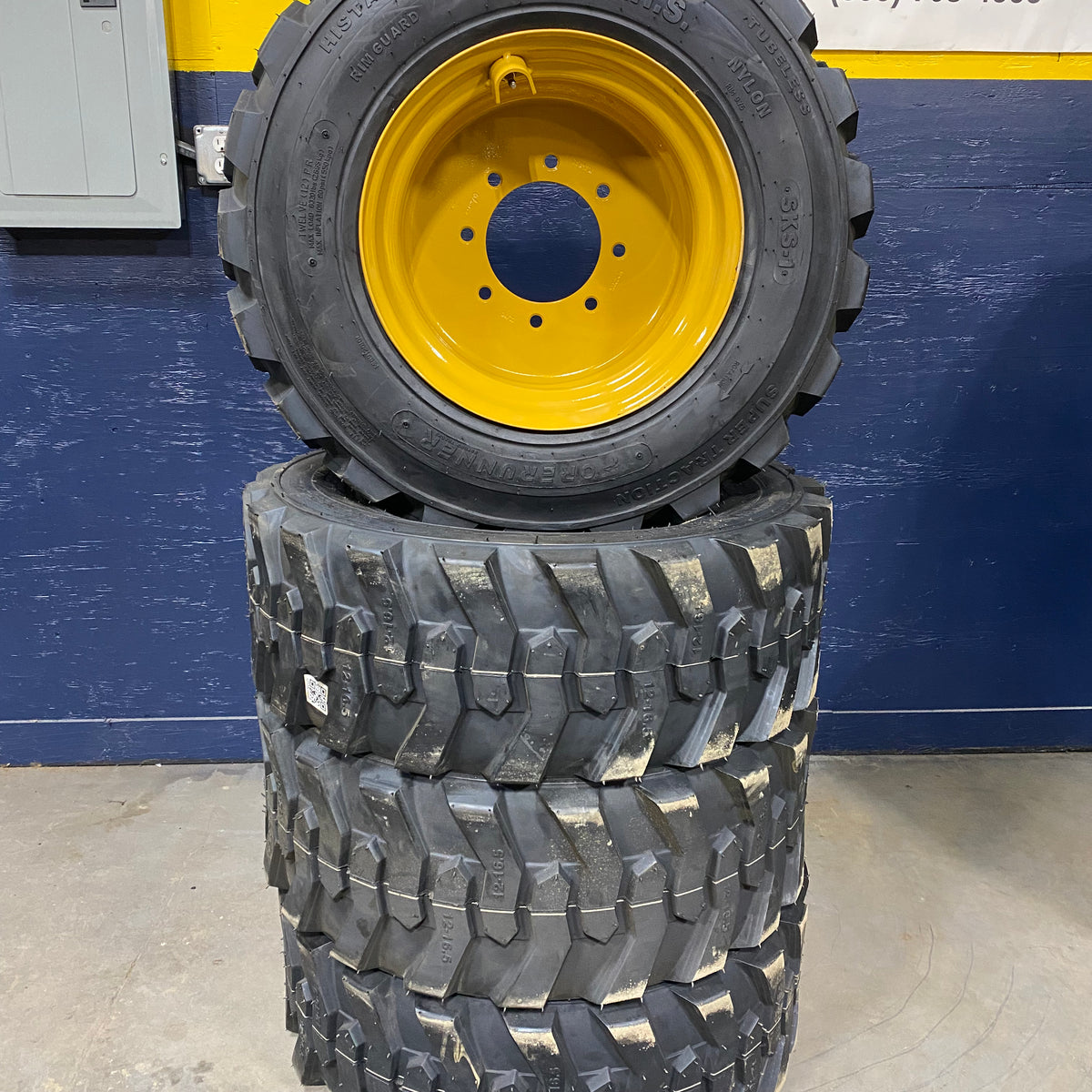 12-16.5 R4 Tread Tires on Rims – Namtec Industries